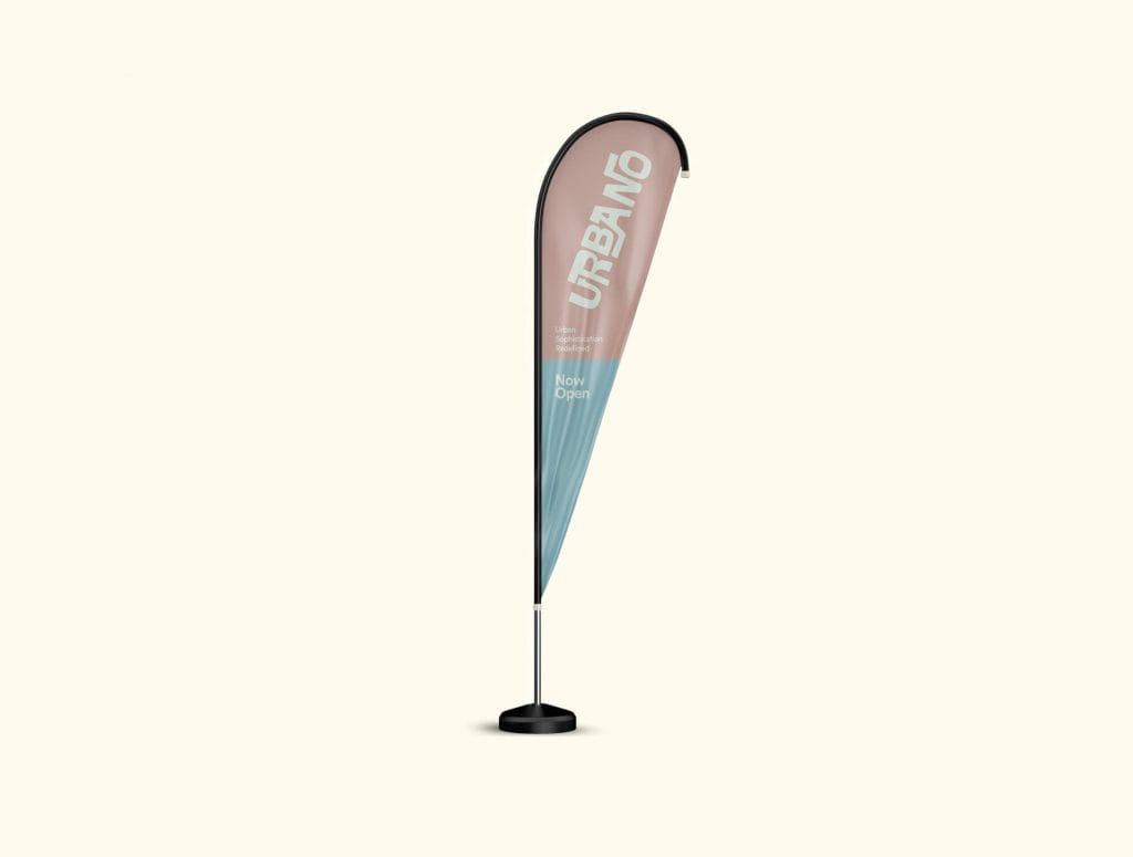 Teardrop Banners | Custom Teardrop Flags for Advertising